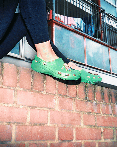 Gree Crocs Aesthetic Street Photography GIF | GIFDB.com