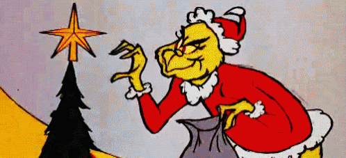 Grinch Stealing Christmas Star GIF | GIFDB.com