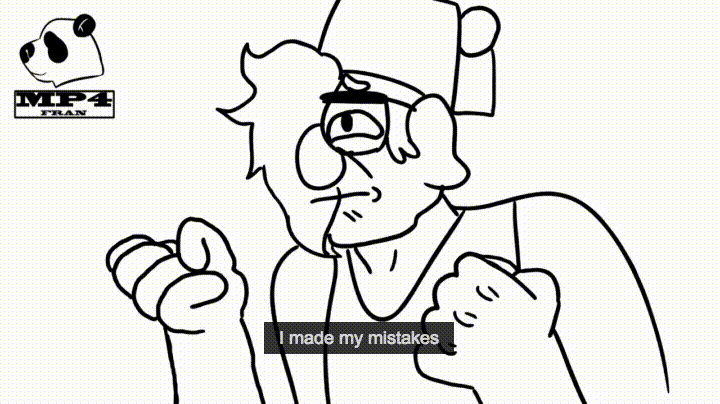 Grunkle Stan Sketch Animation GIF | GIFDB.com