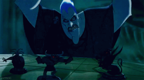 Hades Hercules Movie Pissed Annoyed Head Bang GIF | GIFDB.com