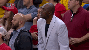 Hakeem Olajuwon Raising Hands GIF | GIFDB.com