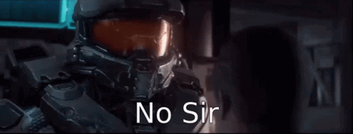 Halo 4 Master Chief No Sir GIF | GIFDB.com