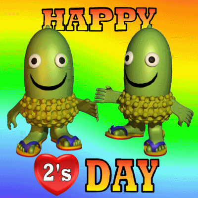 Happy 2's Day Acorns GIF | GIFDB.com