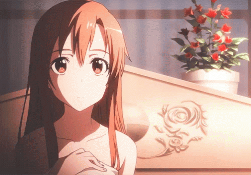 Happy And Relieved Asuna GIF | GIFDB.com