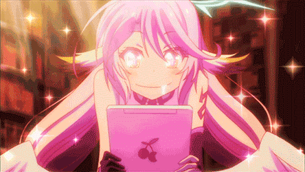 Happy Anime Jibril Drooling GIF | GIFDB.com