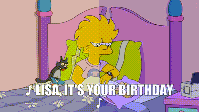 Happy Birthday Lisa Bored GIF | GIFDB.com