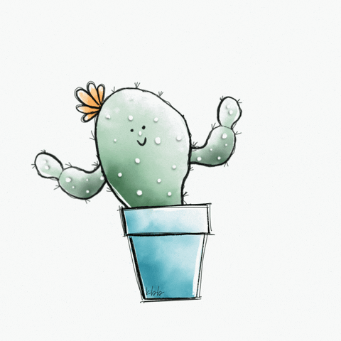 Happy Dancing Cactus Plant GIF | GIFDB.com