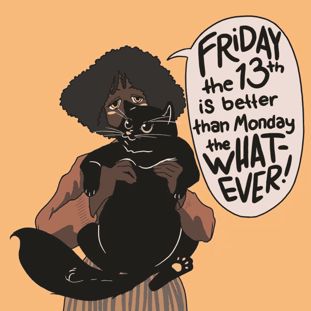 Happy Friday The 13th Is Better That Monday GIF | GIFDB.com