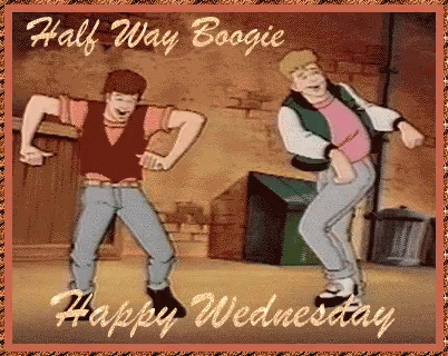 Happy Funny Wednesday Cartoon Dance GIF | GIFDB.com