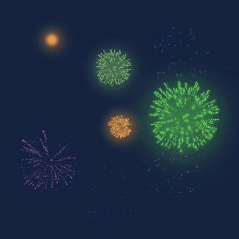 Happy New Year 2021 Animated Fireworks GIF | GIFDB.com