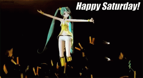 Happy Saturday Hatsune Miku GIF | GIFDB.com