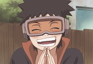 Happy Young Obito Uchiha GIF | GIFDB.com