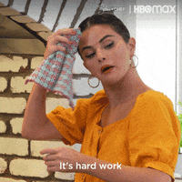 Hard Work Selena Gomez Wiping GIF | GIFDB.com