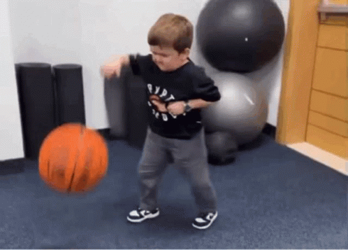 Hasbulla Hasbik Dribble Basketball Short Legs Kick GIF | GIFDB.com