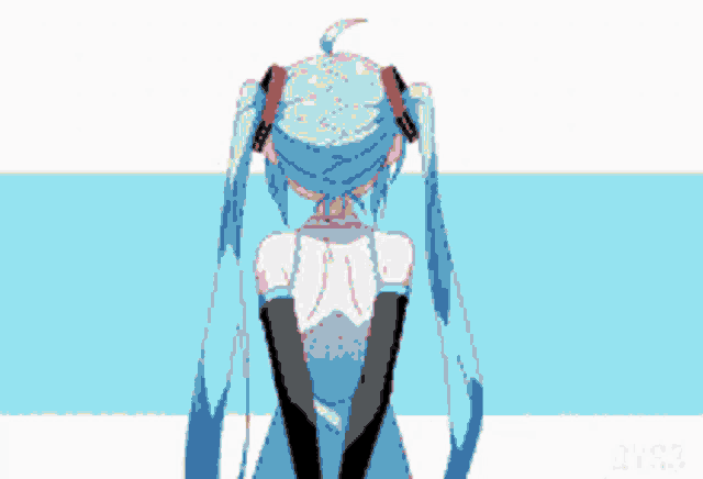 Hatsune Miku Cute Poses GIF | GIFDB.com