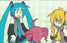 Hatsune Miku Triple Baka Vocaloid GIF | GIFDB.com