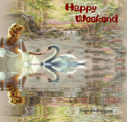Have A Nice Happy Weekend Swan Lake GIF | GIFDB.com