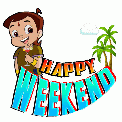 Have A Nice Weekend Chhota Bheem Sun Animation GIF | GIFDB.com