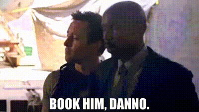 Hawaii Five-o Characters Book It Danno GIF | GIFDB.com