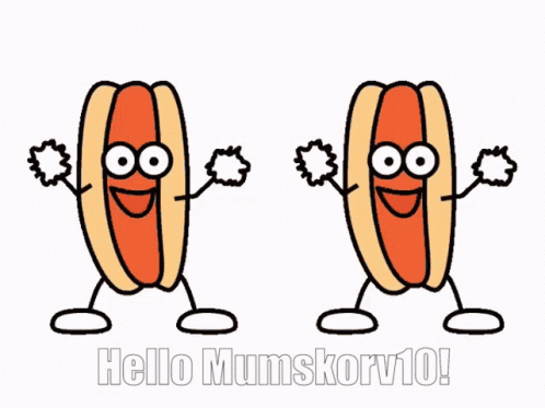 Hello Dancing Hot Dog GIF | GIFDB.com