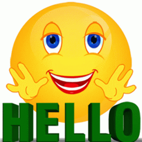 Hello Greetings Emoji GIF | GIFDB.com