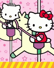 Hello Kitty Carousel Ride GIF | GIFDB.com