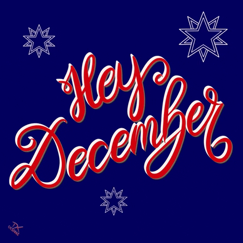 Hey December Snow Flakes Background GIF | GIFDB.com