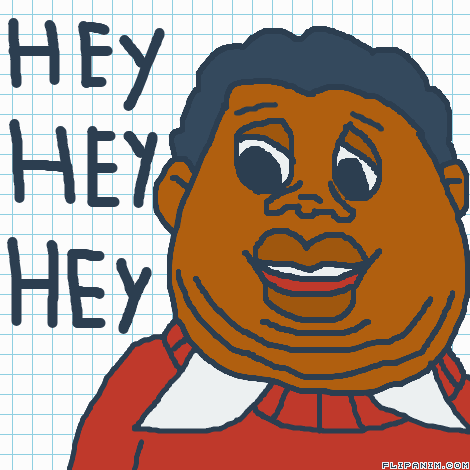 Hey Hey Hey Fat Albert Animation GIF | GIFDB.com