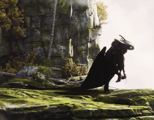 Hiccup Carrying Toothless GIF | GIFDB.com