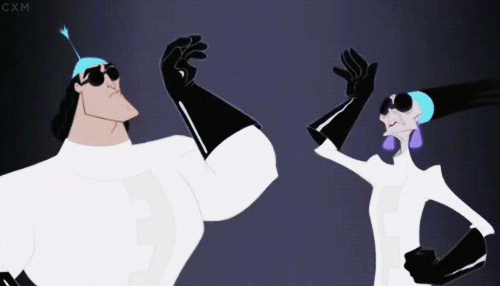 High Five Kronk And Yzma GIF | GIFDB.com
