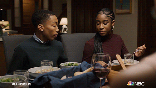 Holding Hands Dinner Teenagers Awkward GIF | GIFDB.com