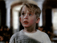 Home Alone Kevin Screaming Then Running Away GIF | GIFDB.com