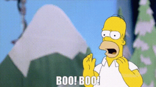 Homer Simpson Boo! GIF | GIFDB.com