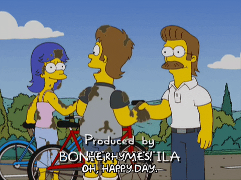 Homer Simpson Oh Happy Day GIF | GIFDB.com