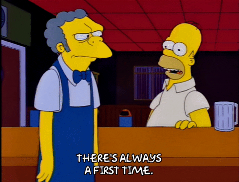 Homer Simpson There's Always First Time GIF | GIFDB.com