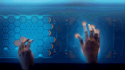 Honeycomb Digital Screen GIF | GIFDB.com