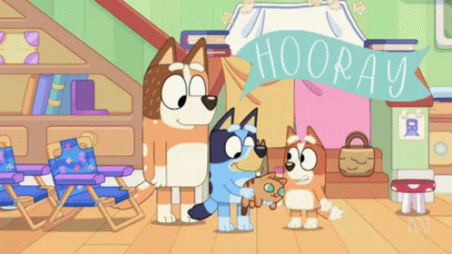 Hooray Celebrate Bluey GIF | GIFDB.com