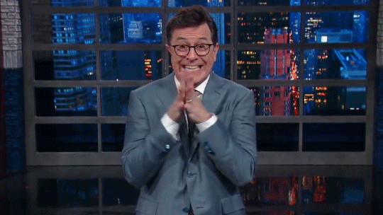 Hooray Clap Stephen Colbert GIF | GIFDB.com