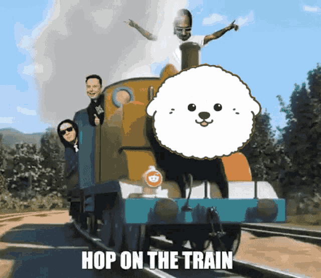 Hop On The Train Now GIF | GIFDB.com