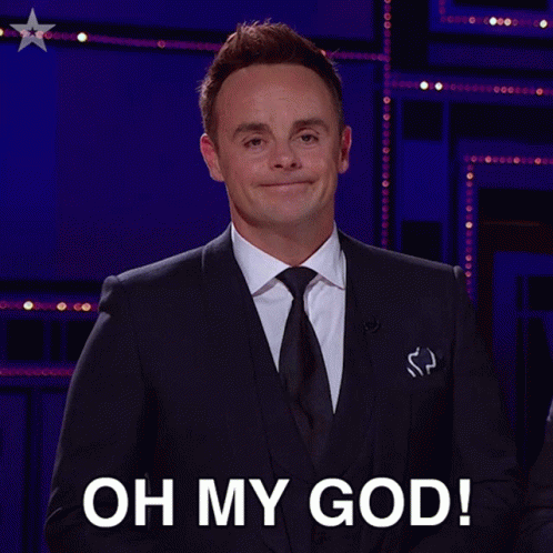 Host Anthony Mcpartlin Oh My God GIF | GIFDB.com