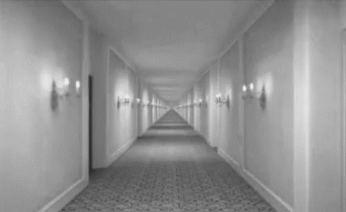 Hotel Hallway Optical Illusion GIF | GIFDB.com