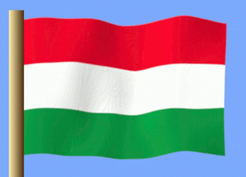 Hungary Flag On Pole GIF | GIFDB.com