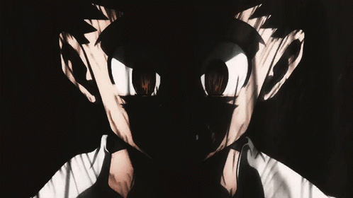 Hunter Hunter Angry Gon Freecss Black White Aura GIF | GIFDB.com
