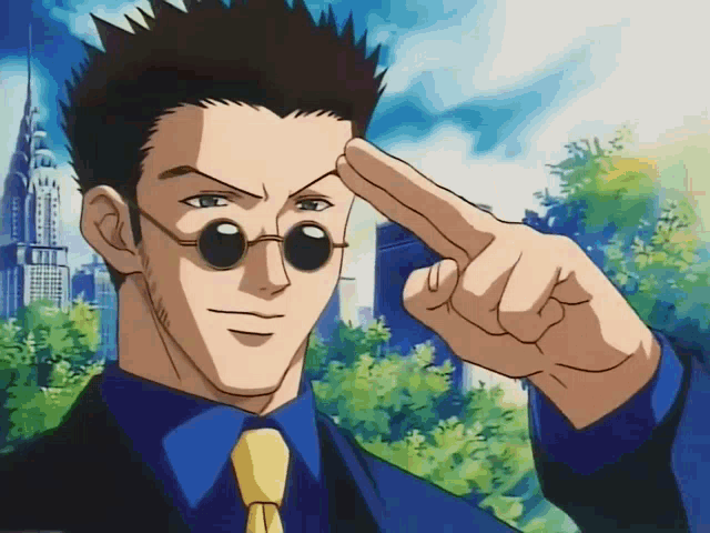 Hunter X Hunter Yes Leorio GIF | GIFDB.com