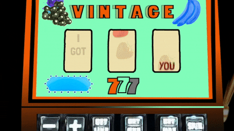 I Got You Vintage Luck Game Machine GIF | GIFDB.com