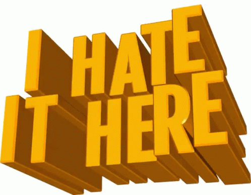 I Hate It Here Wavy Animated Text GIF | GIFDB.com