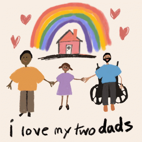 I Love My Two Dad GIF | GIFDB.com