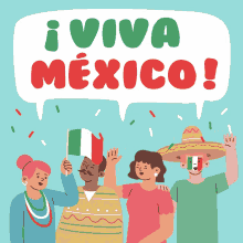 I Viva Mexico Animated People Celebration GIF | GIFDB.com
