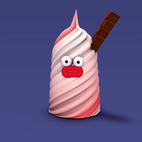 Ice Cream Sundae I'm Melting Animation GIF | GIFDB.com