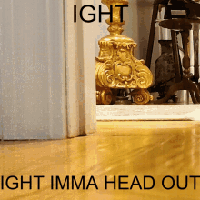 Ight Imma Head Out Animal Walking Away GIF | GIFDB.com